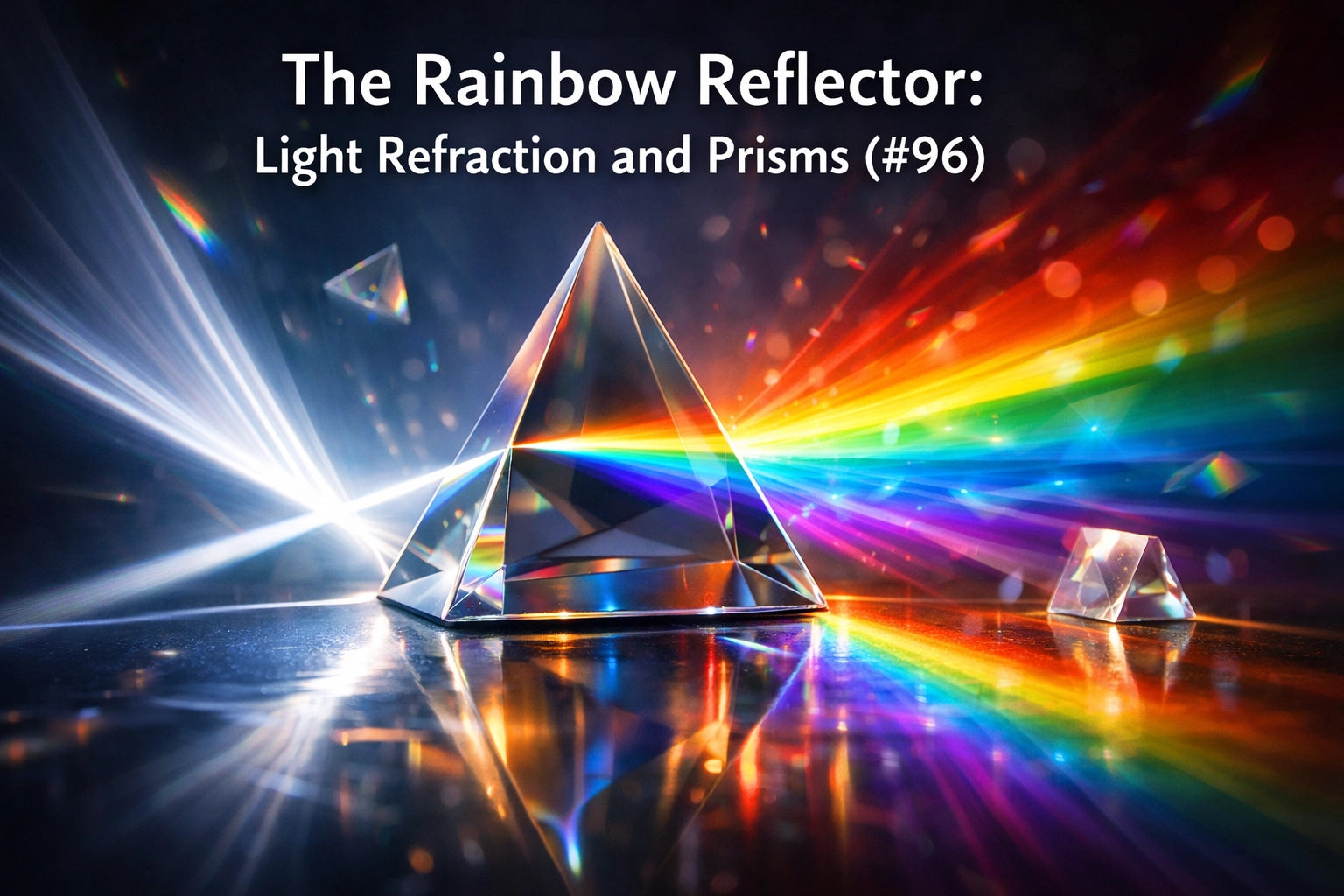 How to Make a Rainbow Using Light Refraction for Kids | Science ...