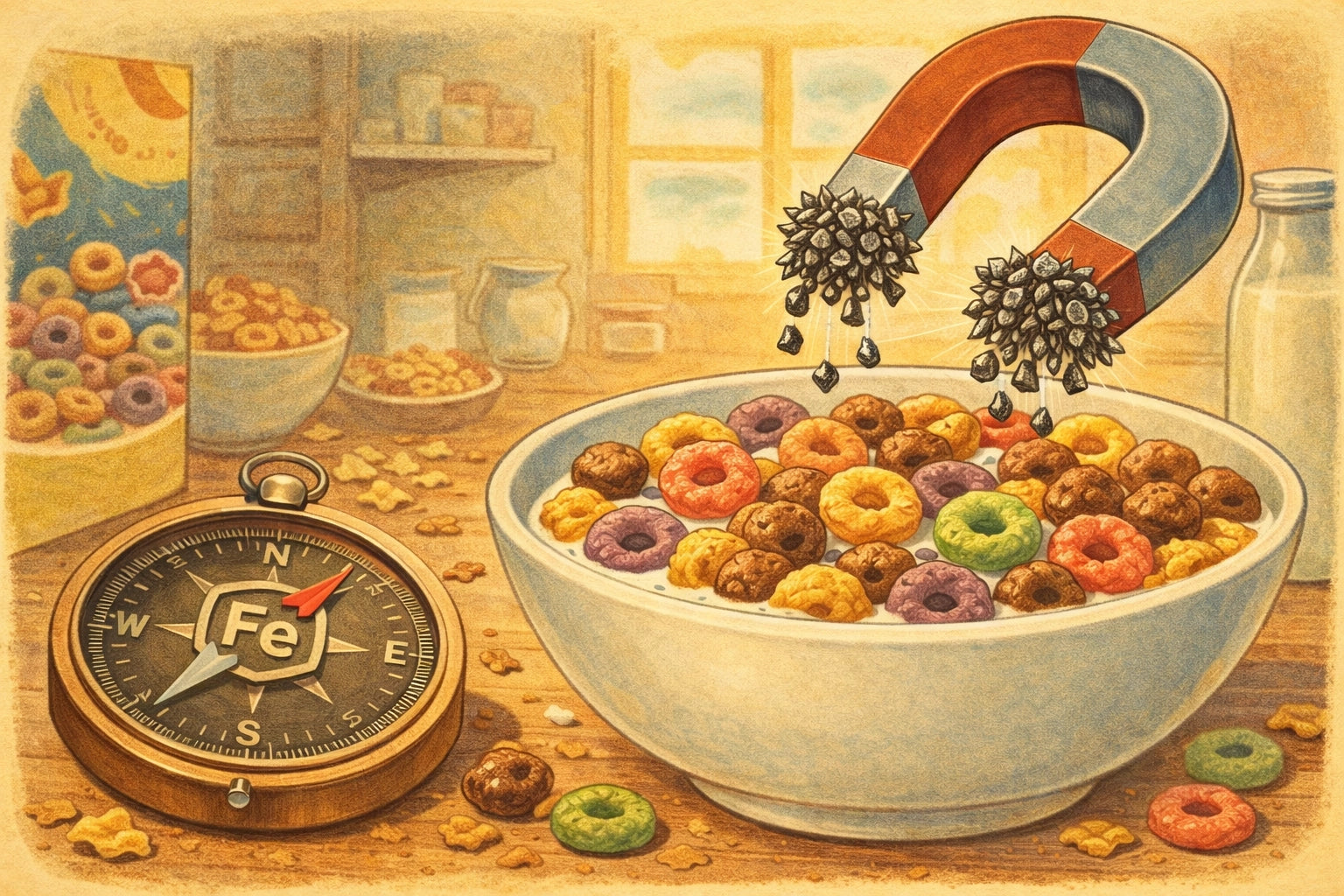How to Pull Iron from Cereal for Kids | Science Experiment – Tierney ...