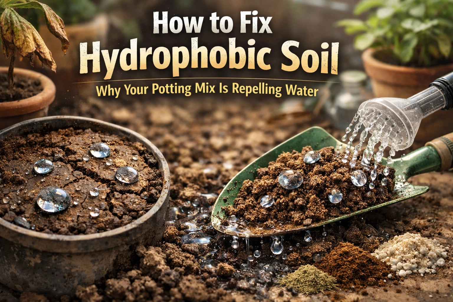 The Physics of Soil Hydrophobicity: Breaking Surface Tension in Peat a ...